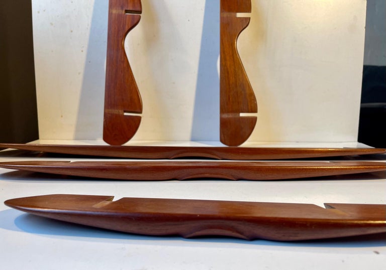 Triangular Shelving Unit - Spice Rack in Teak by Peder Moos and ...