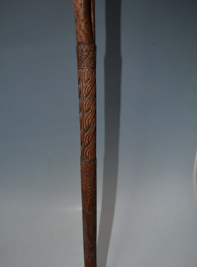 Tribal Art Carved Presentation Staff Boni Somalia Sculpture Interior ...