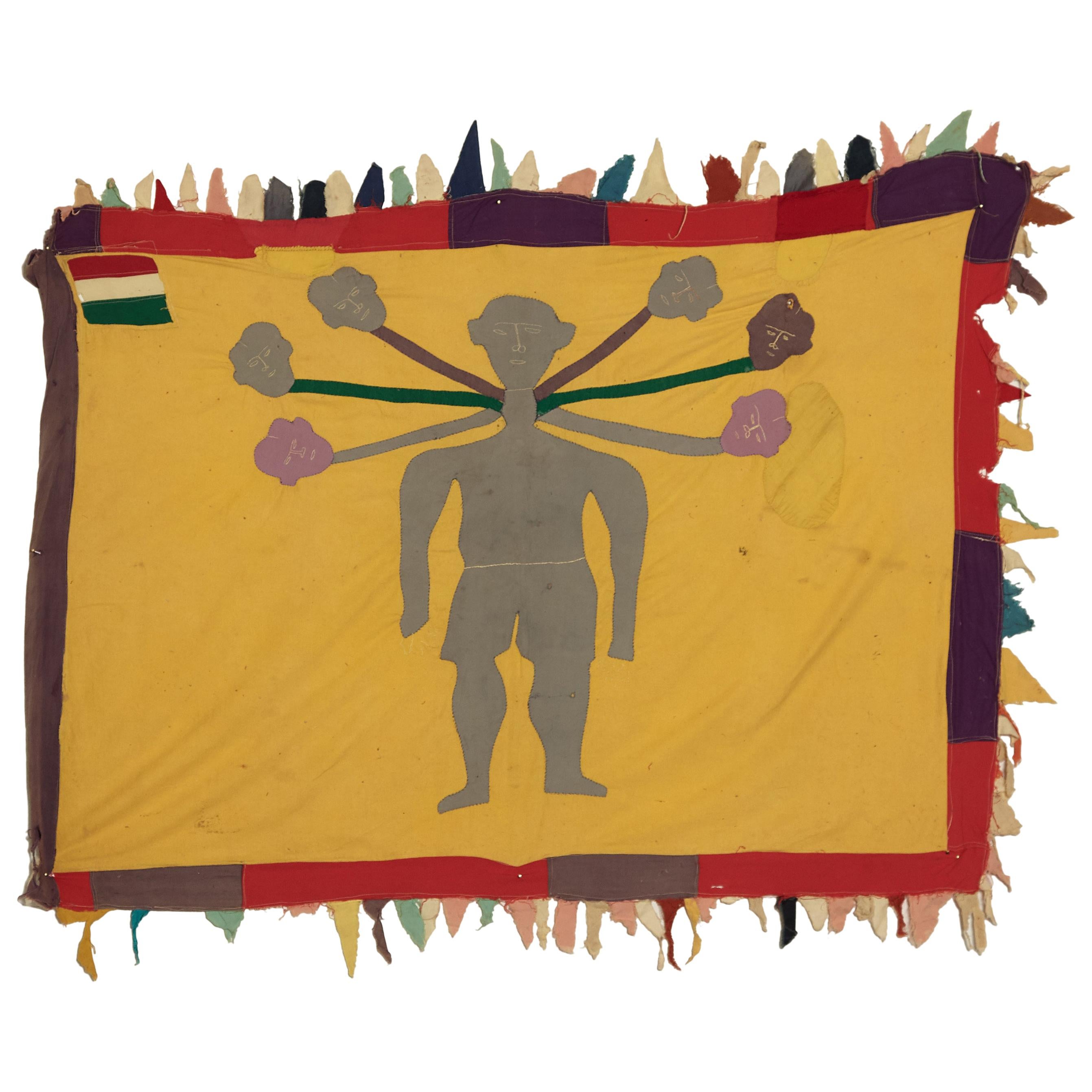 Tribal Asafo / Fante Flag, Ghana For Sale at 1stDibs