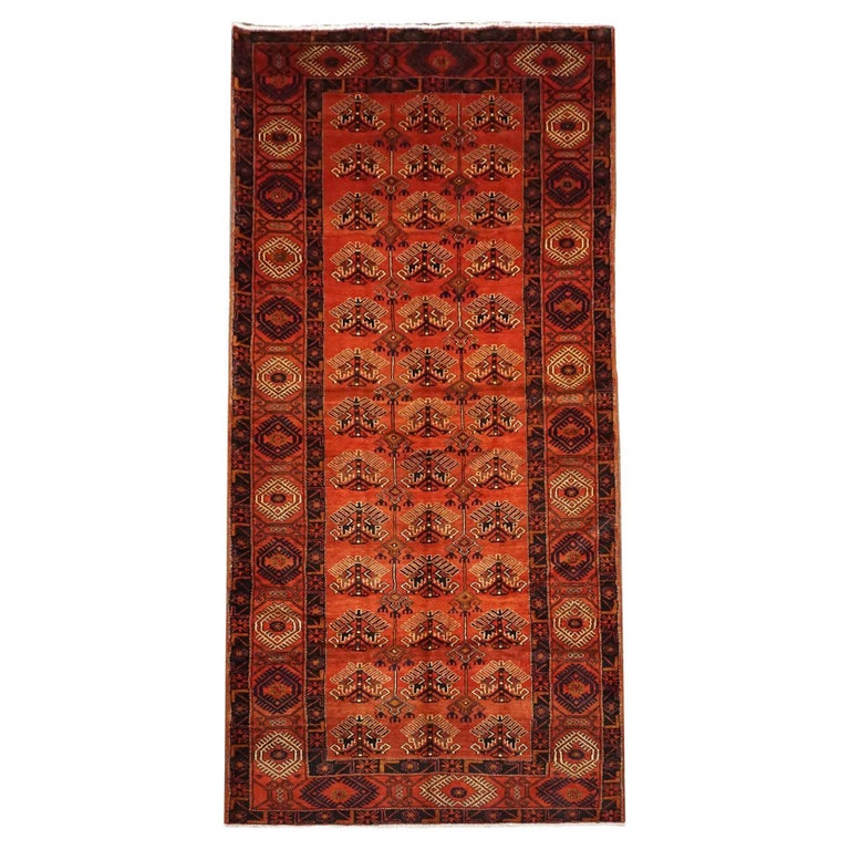 Tribal Baluchi Gallery Runner, circa 1940 For Sale at 1stDibs