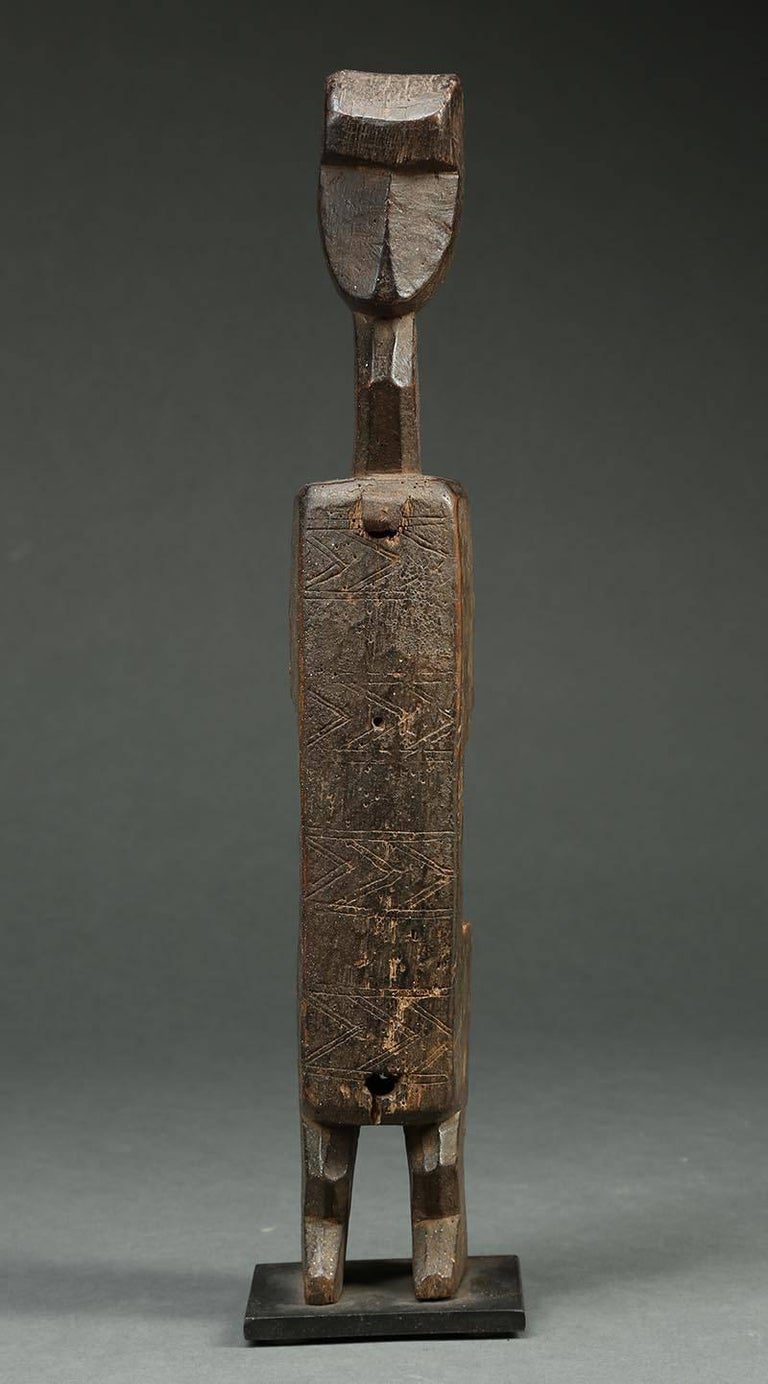 Fine Tribal Bambara Cubist Figurative Wood Door Lock, Early 20th c Mali ...