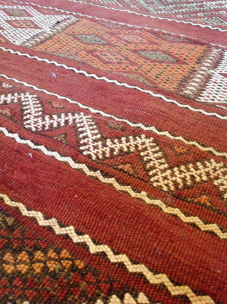 Tribal Design Moroccan Rug For Sale at 1stDibs