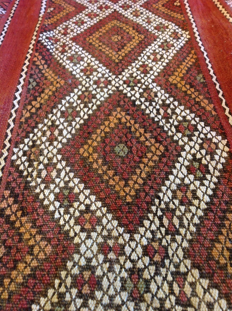 Tribal Design Moroccan Rug For Sale at 1stDibs