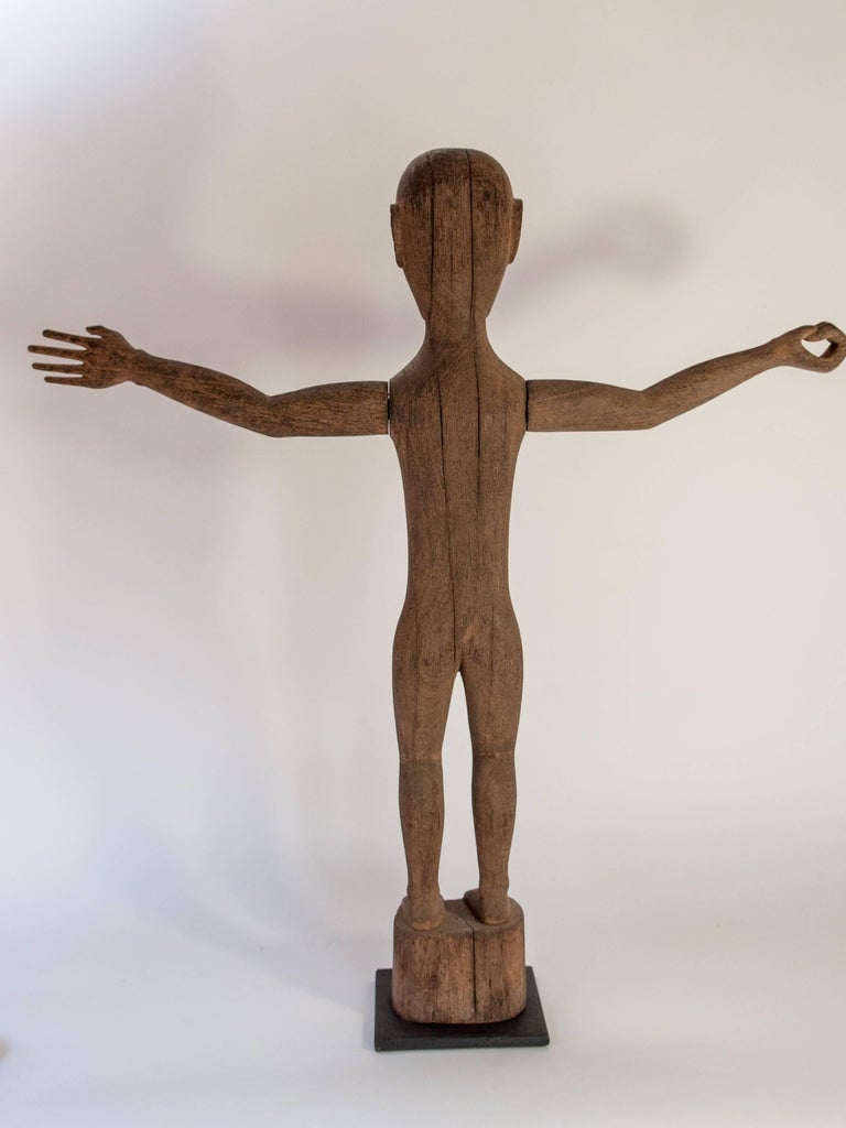 Tribal Hampatong Pantak Ancestor Statues from West Borneo. Mid-Late ...