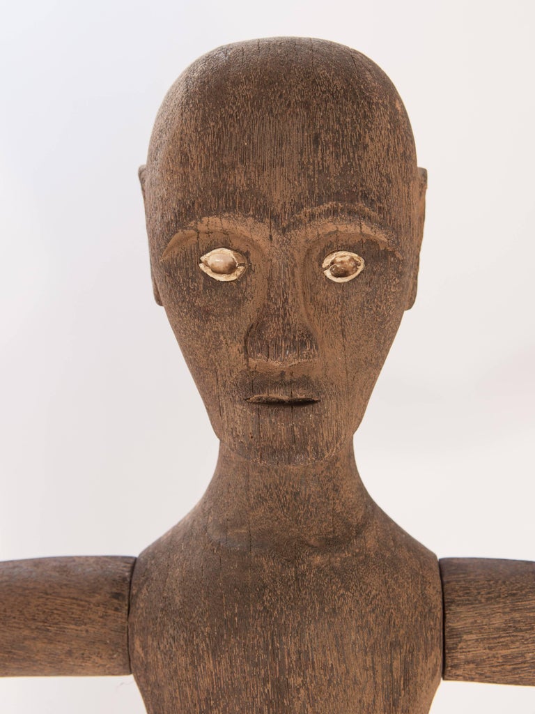 Tribal Hampatong Pantak Ancestor Statues from West Borneo. Mid-Late ...