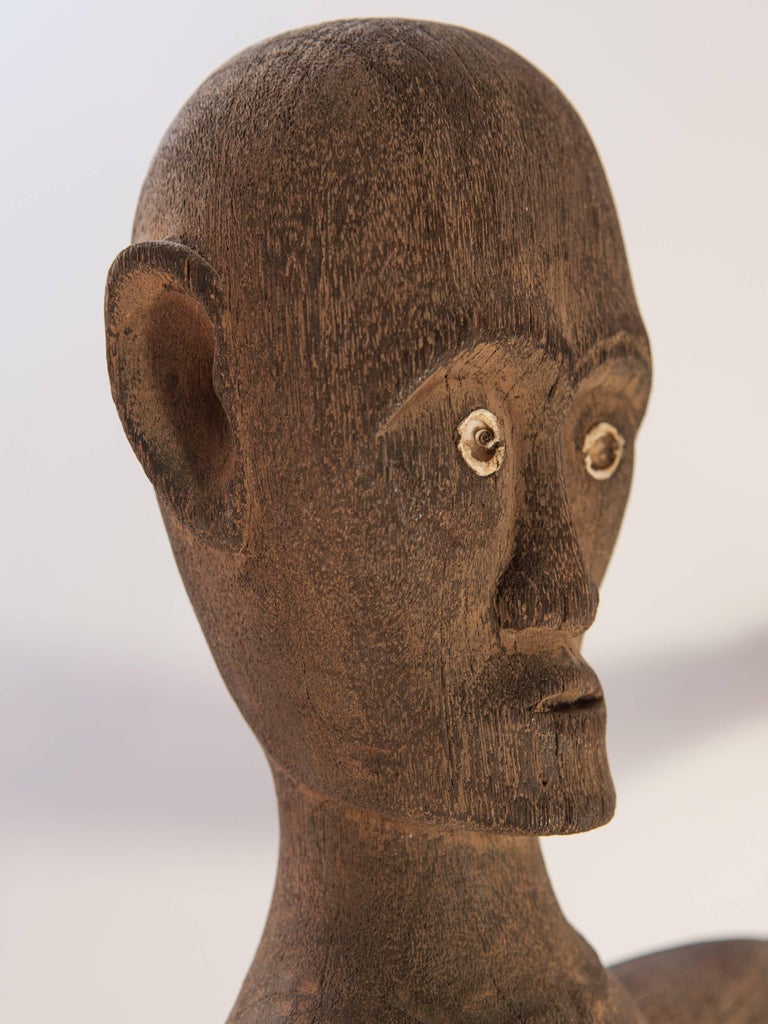 Tribal Hampatong Pantak Ancestor Statues from West Borneo. Mid-Late ...