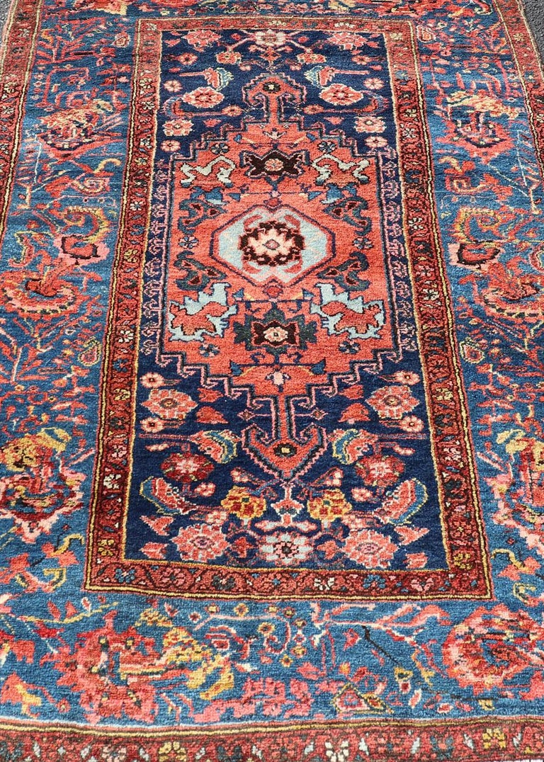 Tribal Kurdish Bidjar Rug with All-Over Sub-Geometric Medallion Design ...