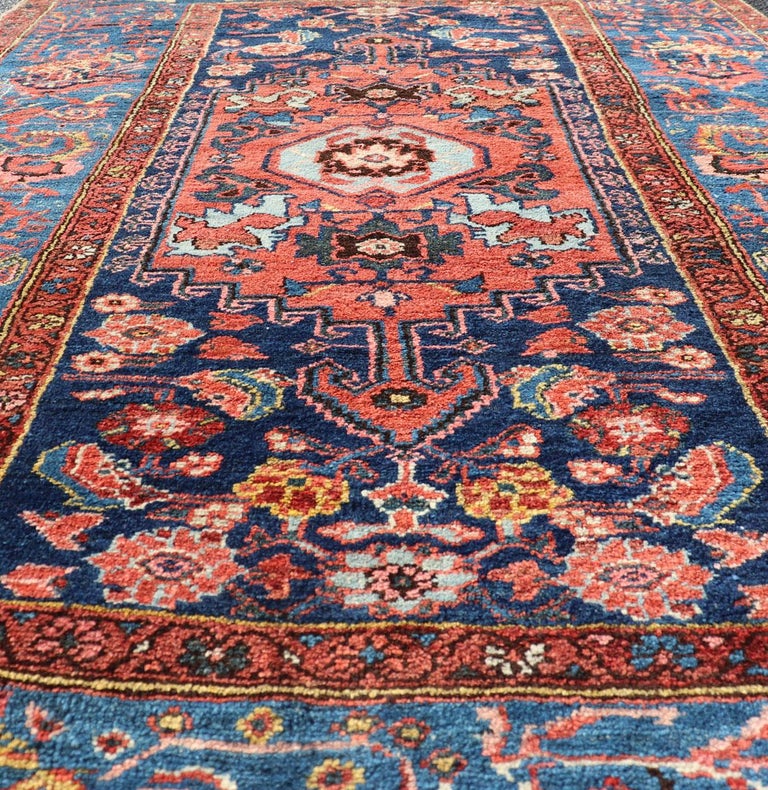 Tribal Kurdish Bidjar Rug with All-Over Sub-Geometric Medallion Design ...