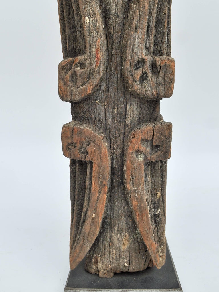 Tribal Marking Posts from West Nepal, Set of Three, Early to Mid-20th ...