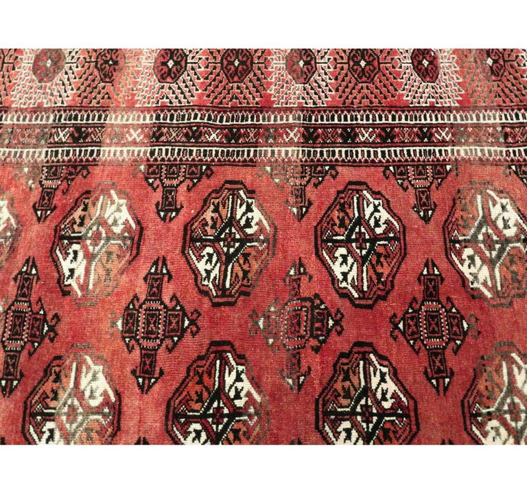 Tribal Mid-20th Century Handmade Central Asian Turkoman Large Room Size ...