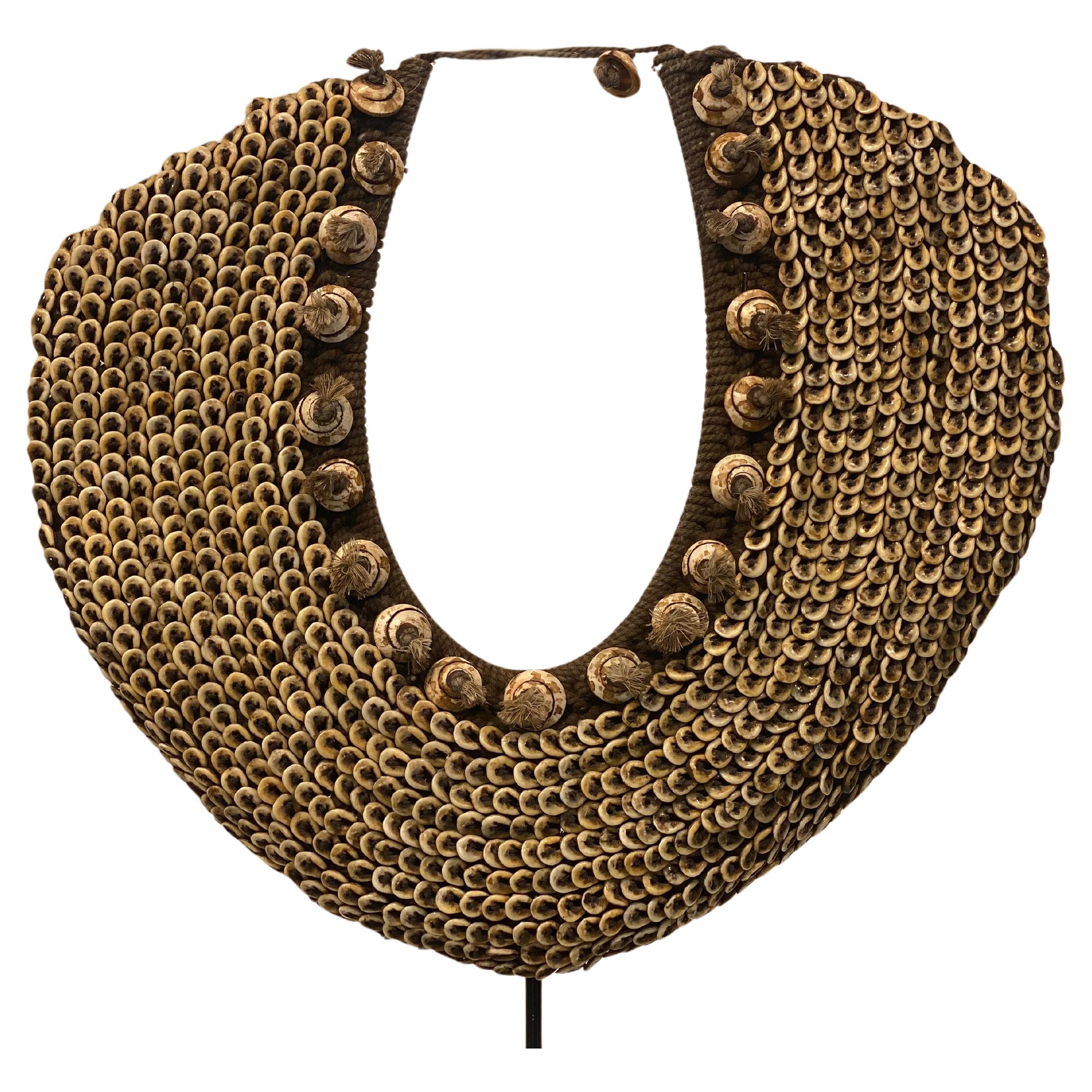 Tribal Necklace with shells For Sale at 1stDibs