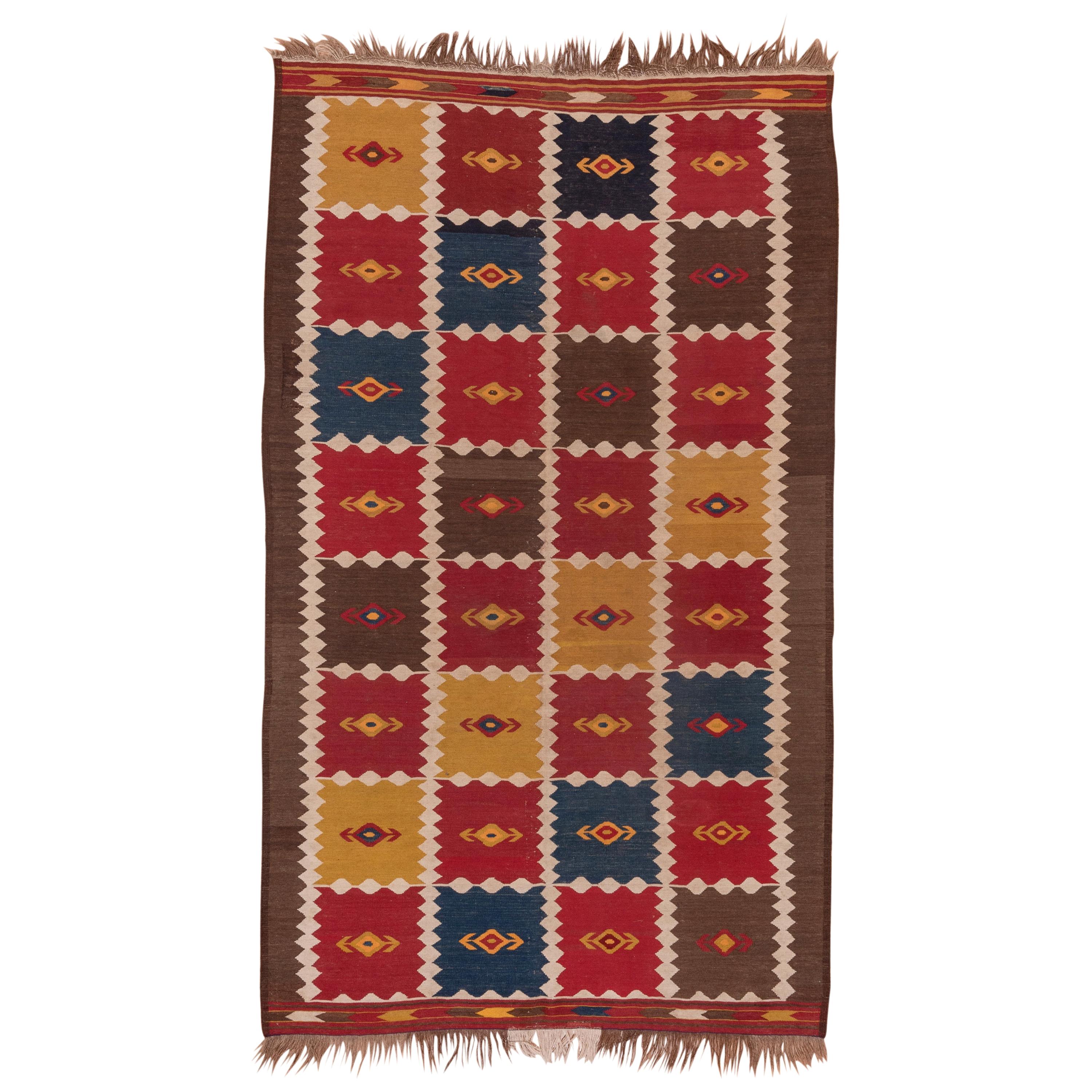 Tribal Persian Kilim Rug For Sale at 1stDibs