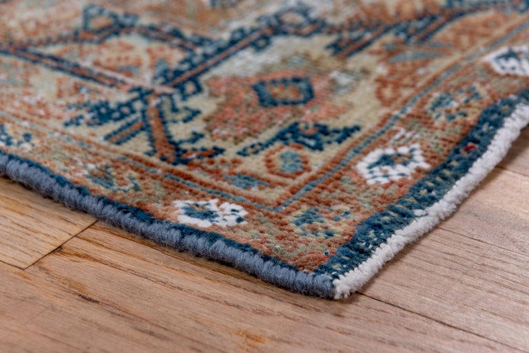 Tribal Persian Mahal Rug, Distressed, Herati Pattern at 1stDibs