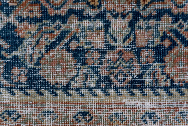 Tribal Persian Mahal Rug, Distressed, Herati Pattern at 1stDibs