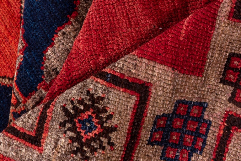 Tribal Red Turkish Kars Carpet For Sale at 1stDibs