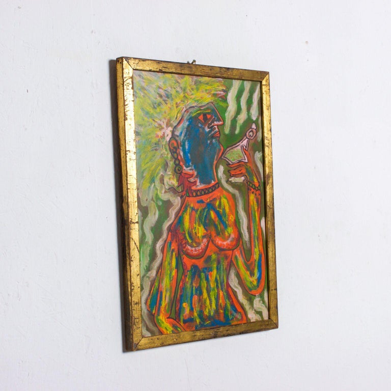 Tribal Still Life Colorful Print Portrait after Jean-Michel Basquiat ...
