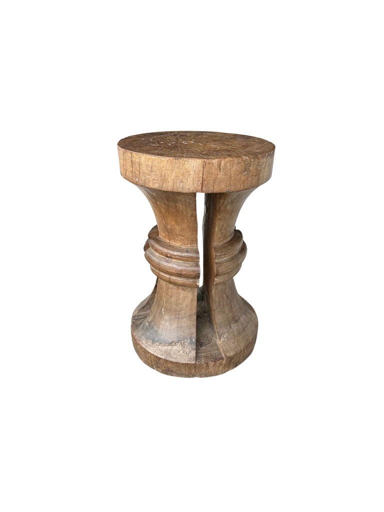 Tribal Stool from Nias Island, North Sumatra, Indonesia, C. 1950 For ...