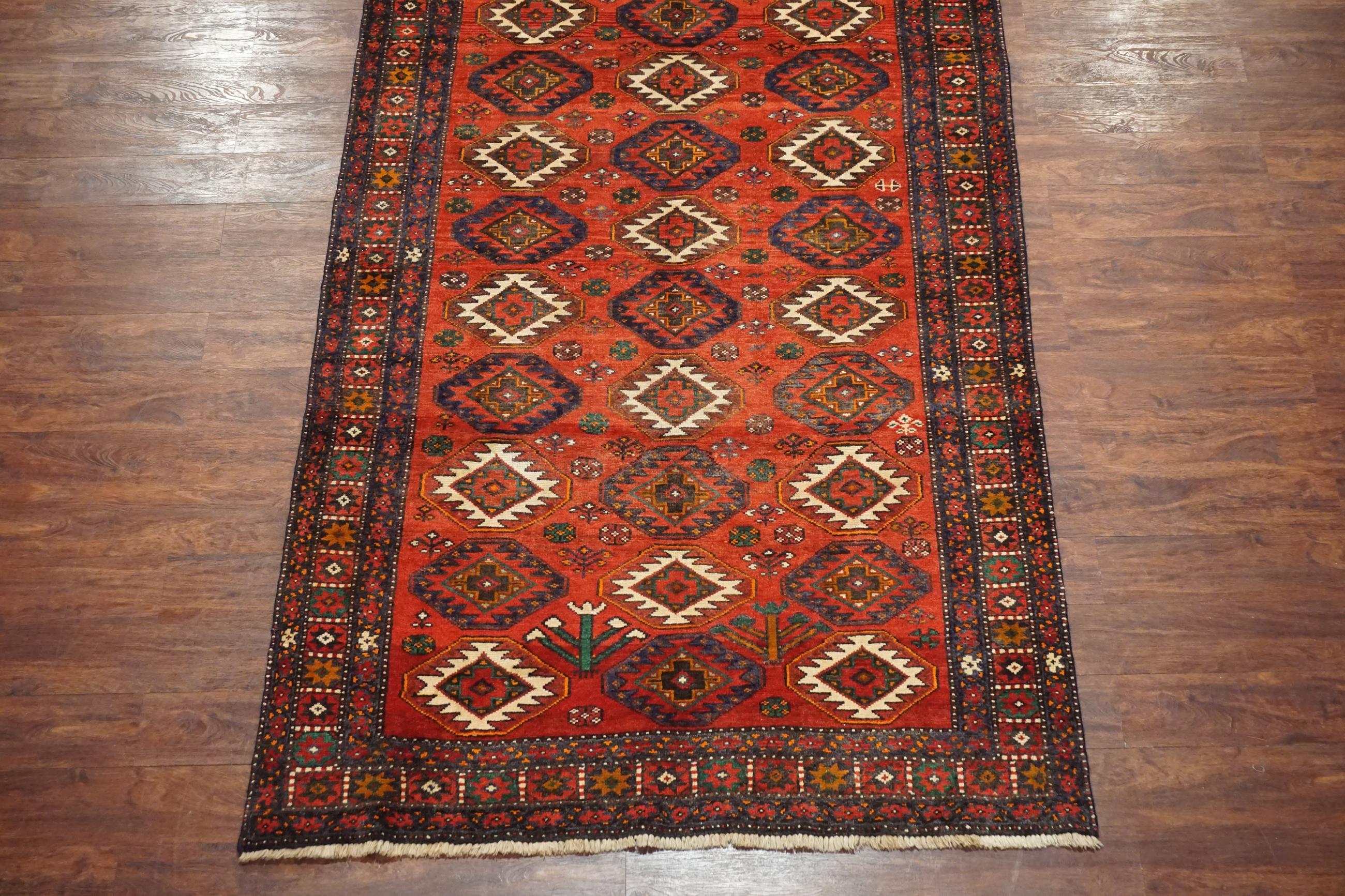 Tribal Turkoman Rug, circa 1940 For Sale at 1stDibs