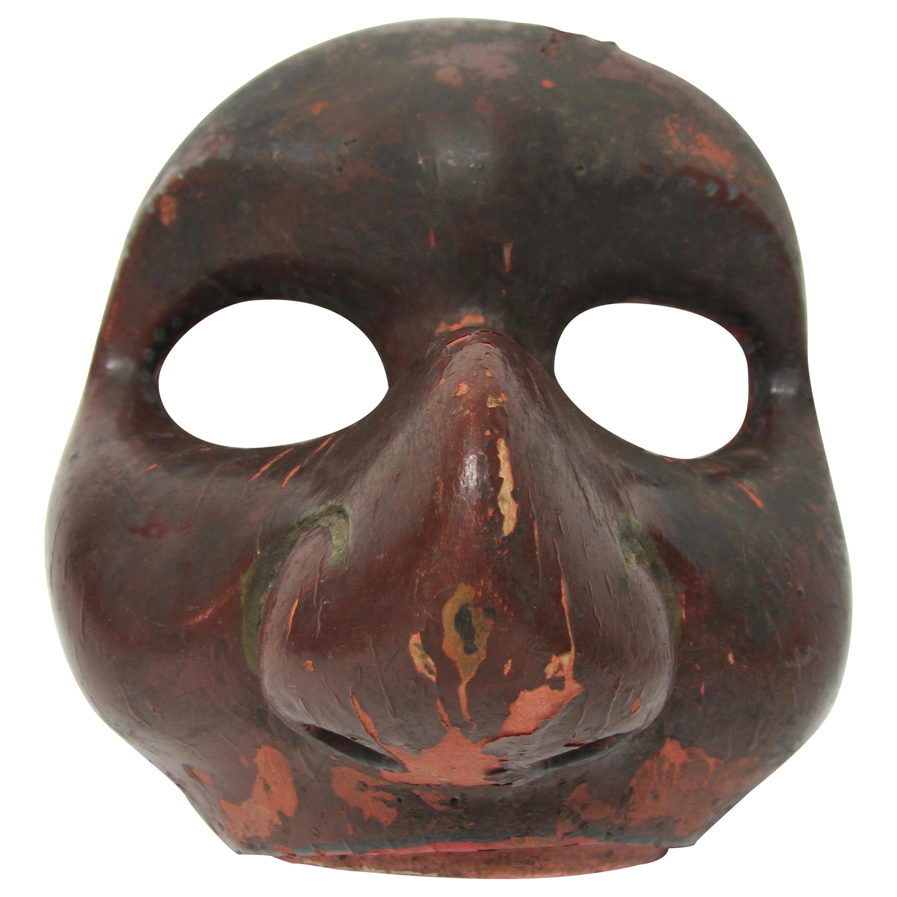 Tribal Wood Mask For Sale at 1stDibs