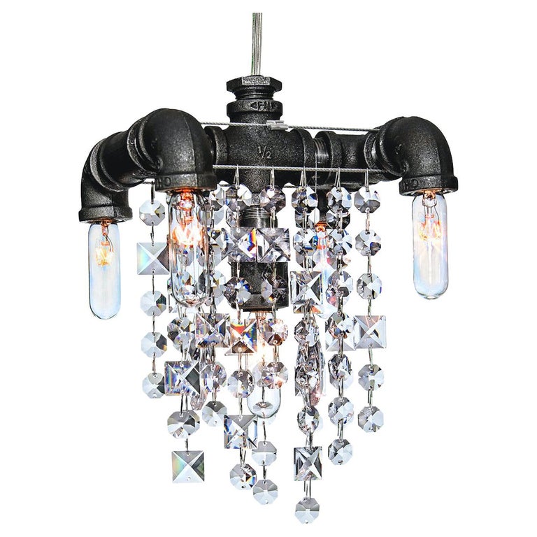 Tribeca Compact Chandelier Pendant 5 Bulb by Michael McHale For Sale at 1stDibs