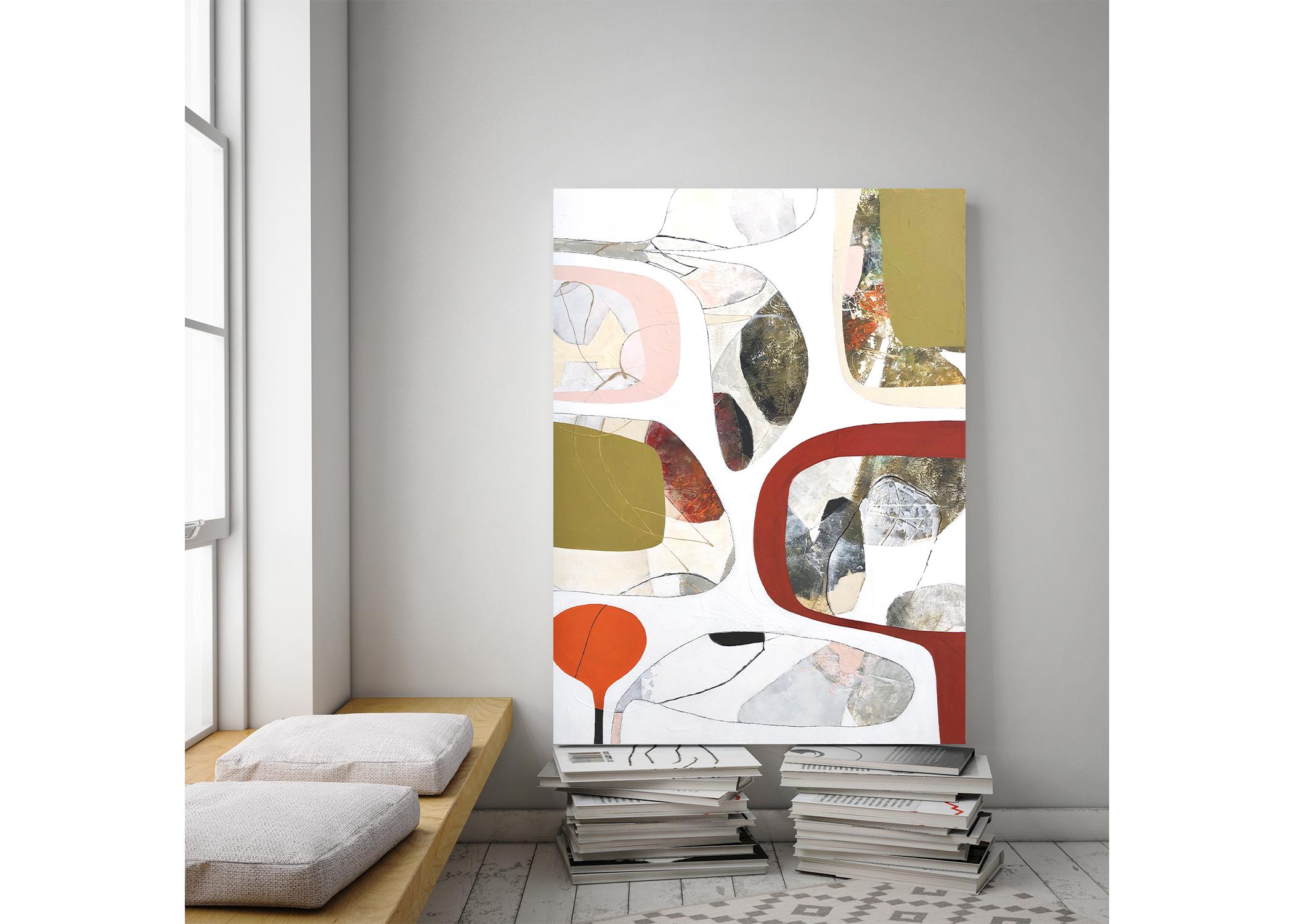 Mcm Abstract Painting - 78 For Sale on 1stDibs | mcm abstract art