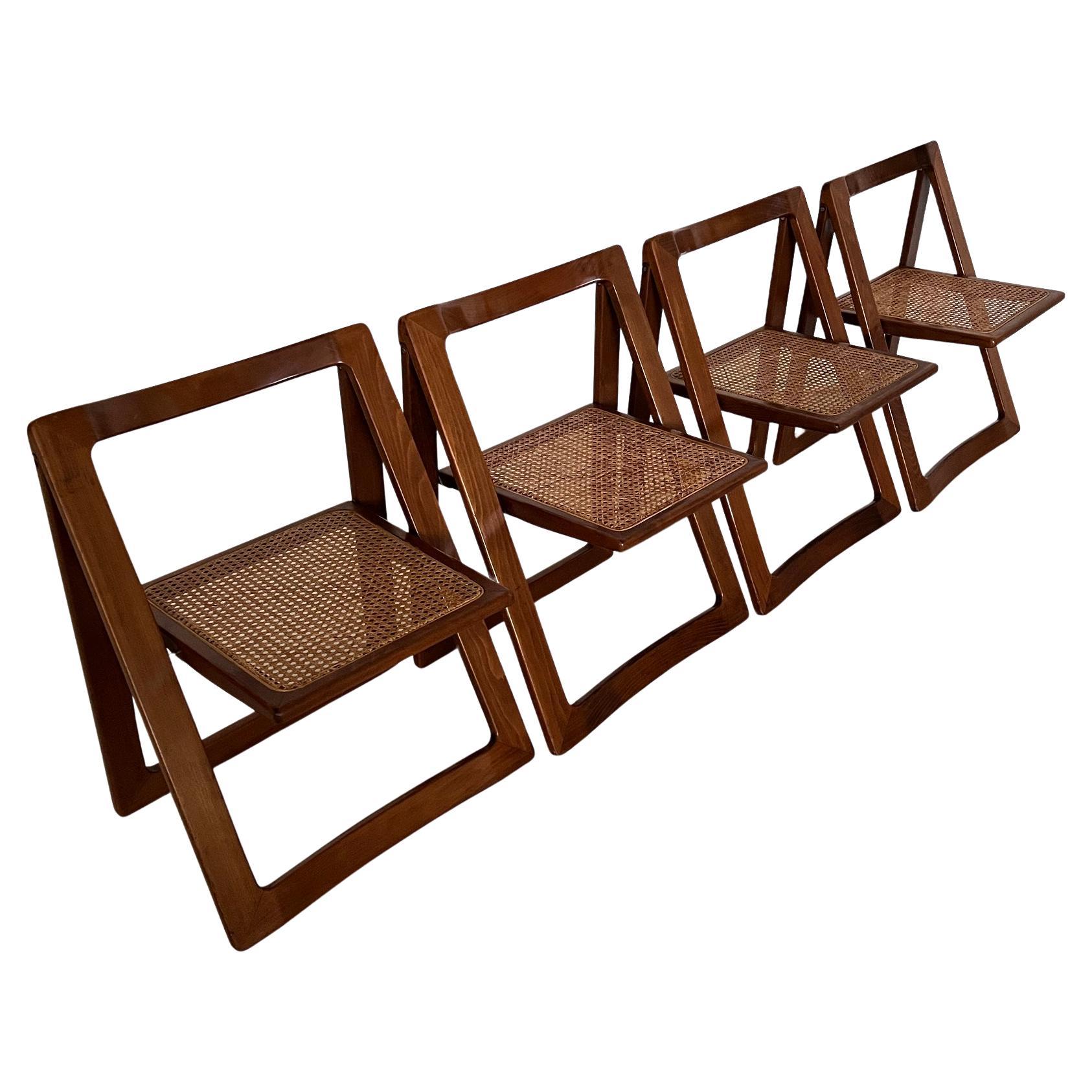 Mid-Century Set of 4 "Trieste" Chairs by Jacober and d'Aniello for ...