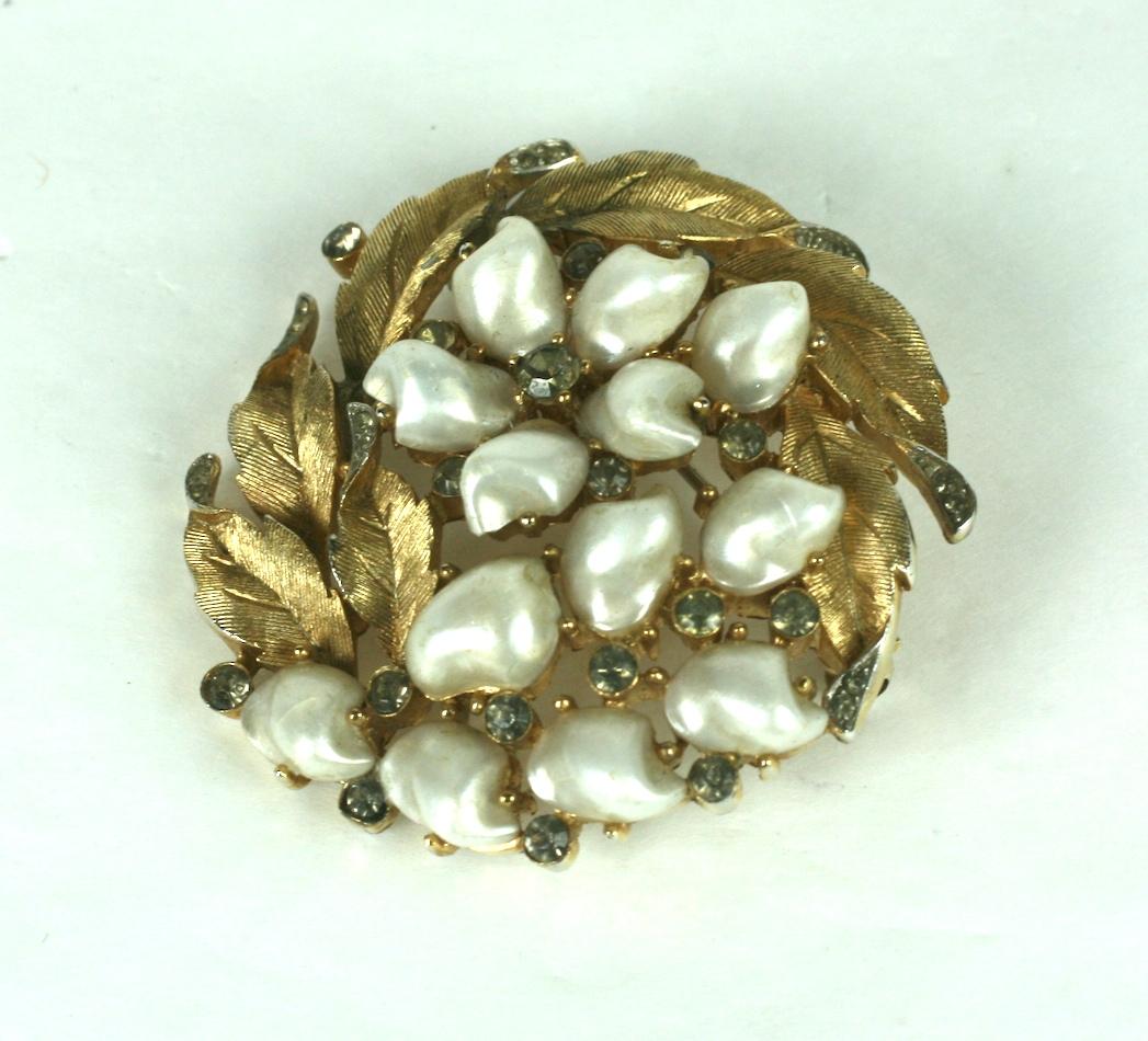 Trifari Tooth Pearl Brooch, Sorrentino Series at 1stDibs | trifari ...