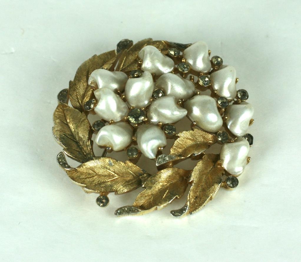 Trifari Tooth Pearl Brooch, Sorrentino Series at 1stDibs | trifari ...