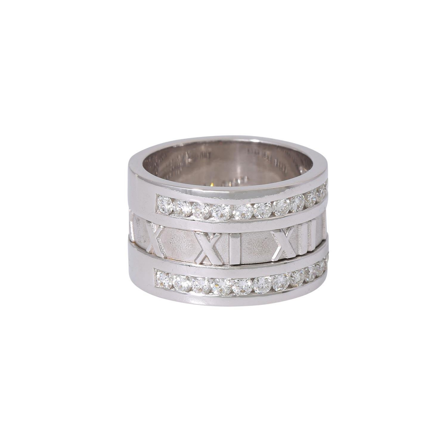 Tiffany and Co. Ring 'Atlas' with 28 Diamonds For Sale at 1stDibs ...