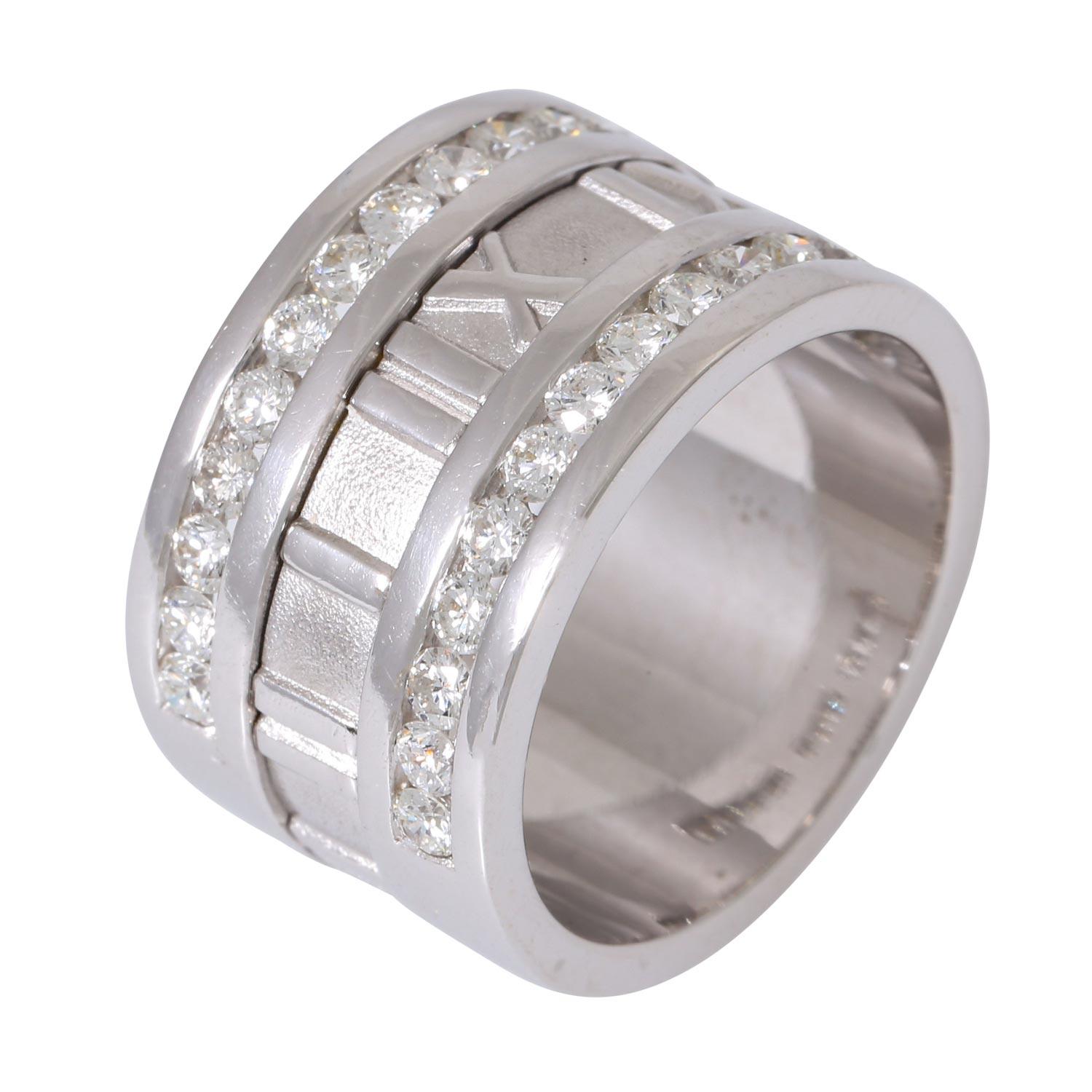 Tiffany and Co. Ring 'Atlas' with 28 Diamonds For Sale at 1stDibs ...