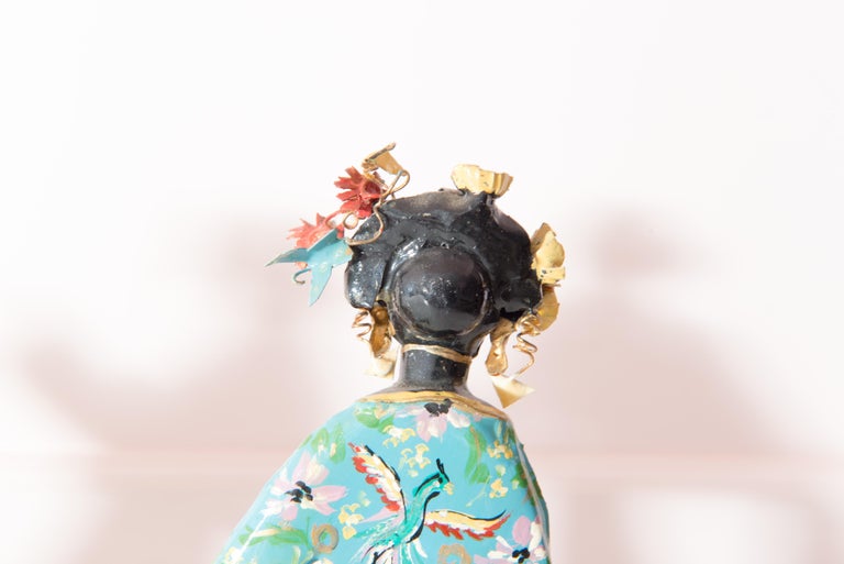 Trio of Asian Costumed Women Sculptures by Lee Menichetti For Sale at ...