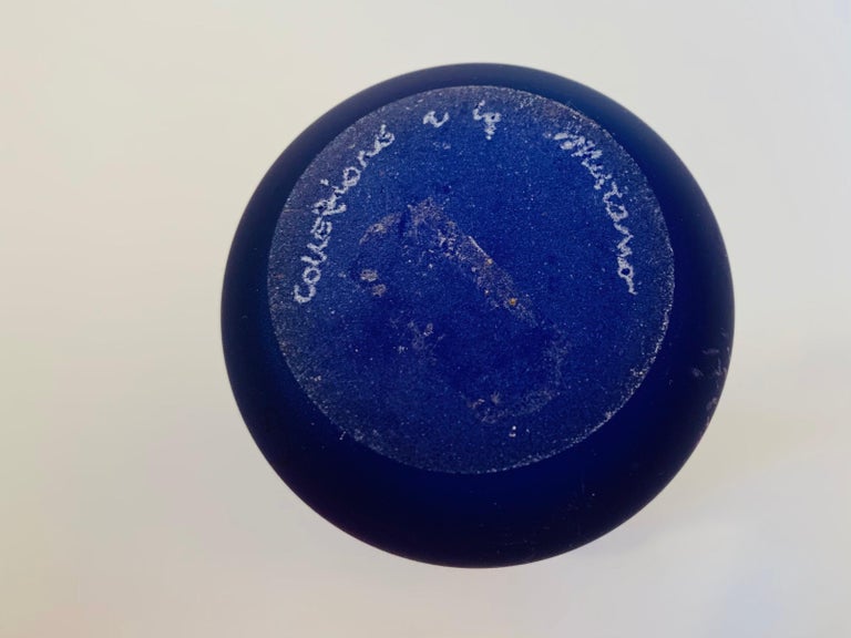 Trio of Carlo Moretti "Satinato" Murano Glass Perfume Bottles ...