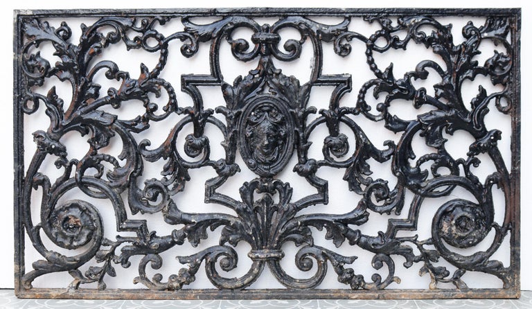 Trio of Cast Metal Decorative Panels For Sale at 1stDibs