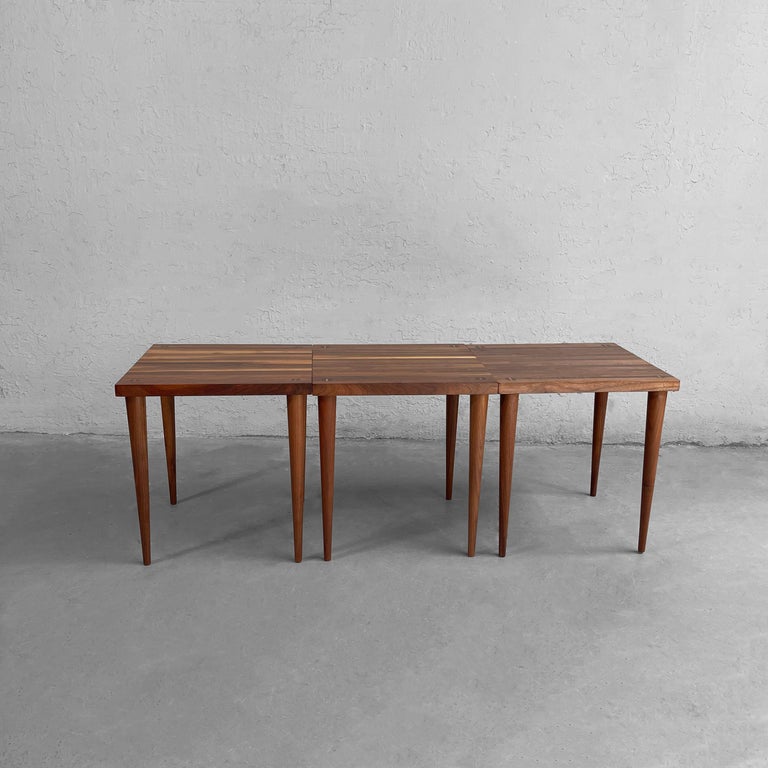 Trio of Mid-Century Modern Stacking Tables by Mel Smilow For Sale at ...