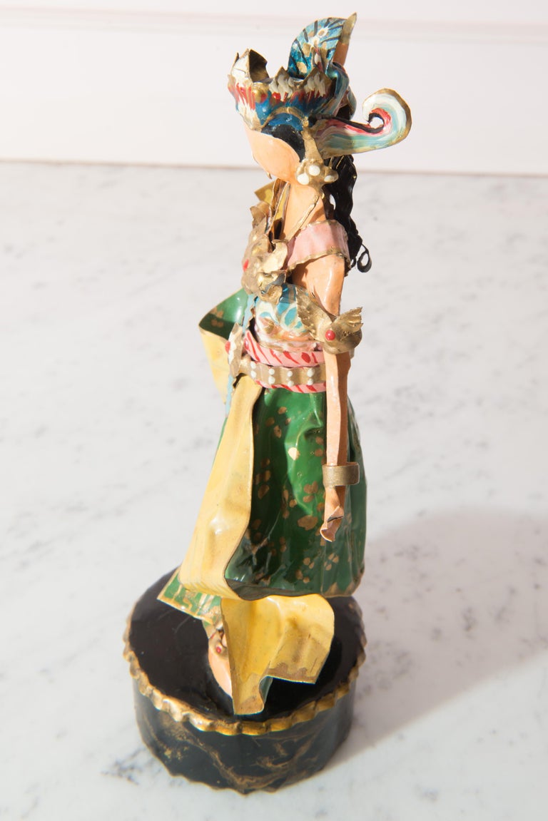 Trio of Thailand Dance Costumed Sculptures by Lee Menichetti For Sale ...
