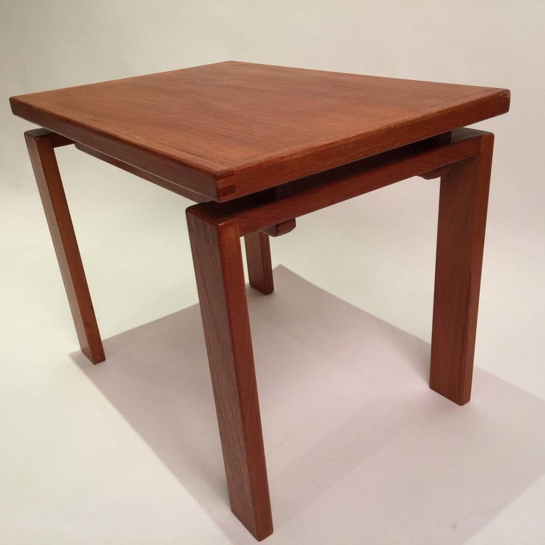 Trioh Dovetailed Side Table at 1stDibs
