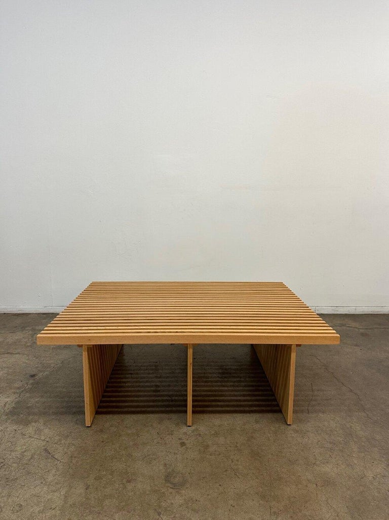Triple Slat Bench by Vintage on Point, White Oak, Made to Order For ...