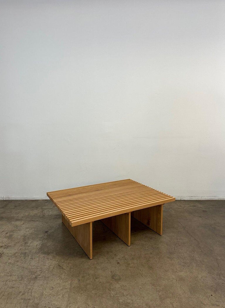 Triple Slat Bench by Vintage on Point, White Oak, Made to Order For ...