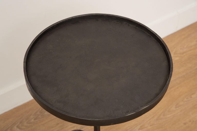 Tripod Hand Forged Side or Drinks Tables, in Stock For Sale at 1stDibs