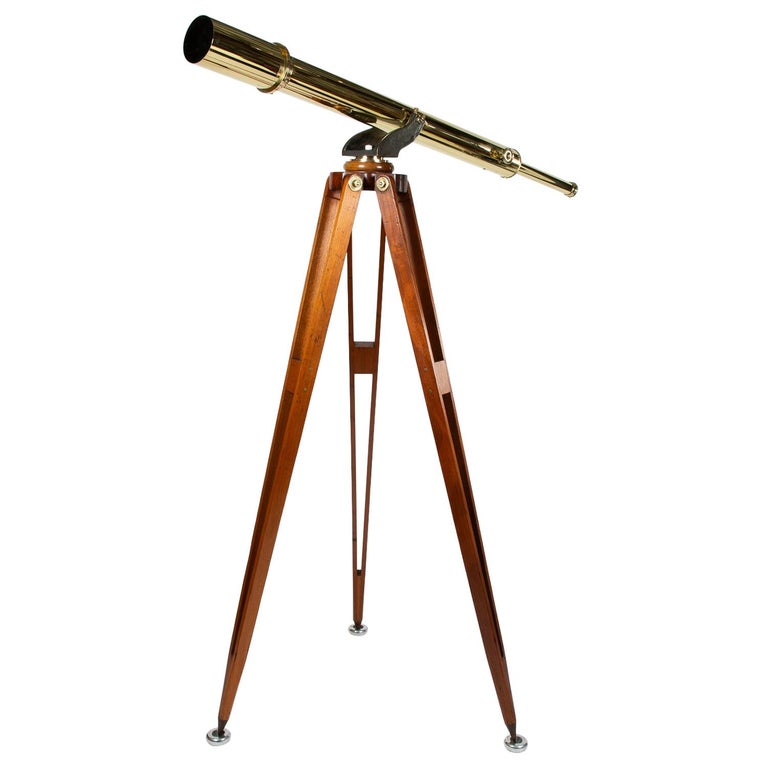 Tripod Mounted Telescope by Broadhurst, Clarkson and Co, circa 1915 at ...