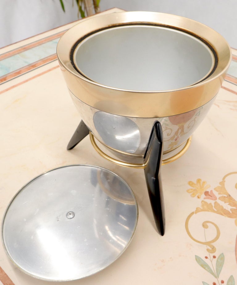 Tripod Tri Legged Base Space Age Ice Bucket For Sale at 1stDibs