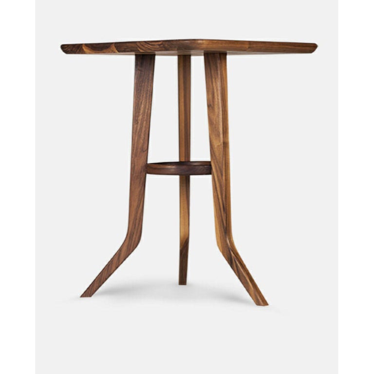 Tripod Walnut Roots Table by Alexandre Caldas For Sale at 1stDibs