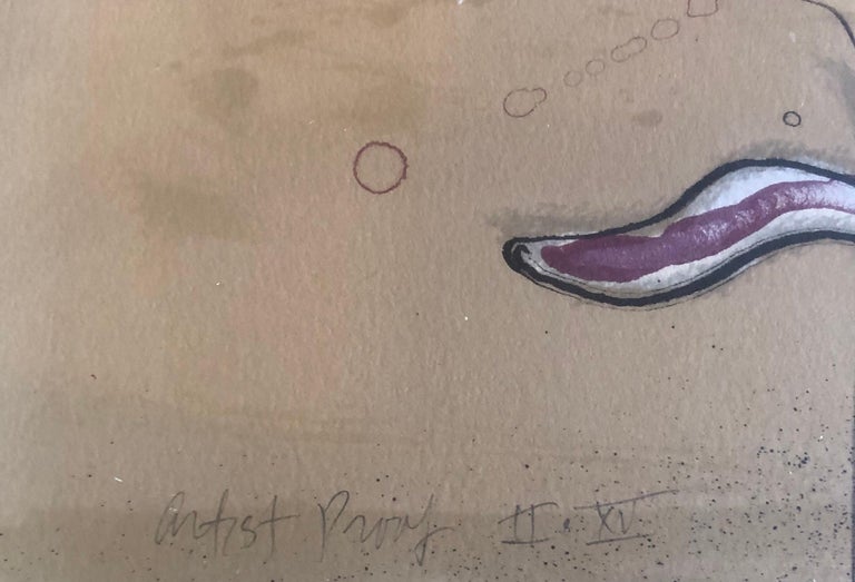 Triptych Limited Edition Lithographs "Snake Running Backwards" by Larry ...