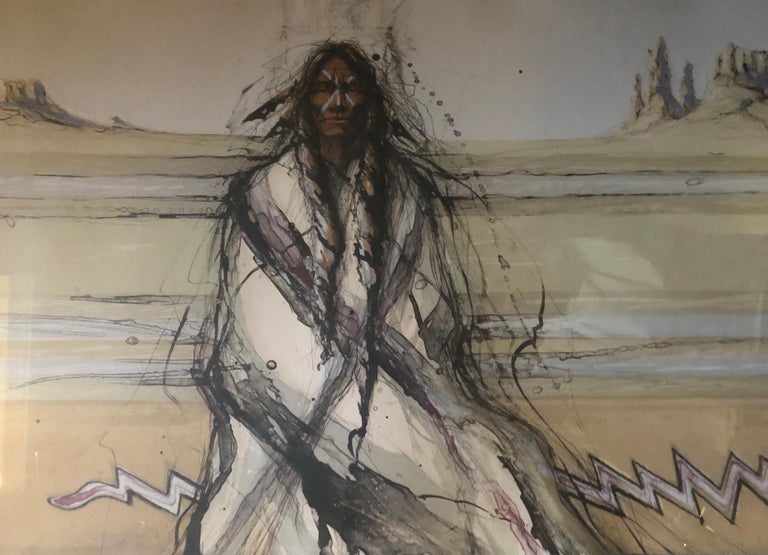 Triptych Limited Edition Lithographs "Snake Running Backwards" by Larry ...