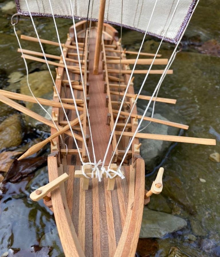 Trireme Greek Model Ship, Museum Quality For Sale at 1stDibs