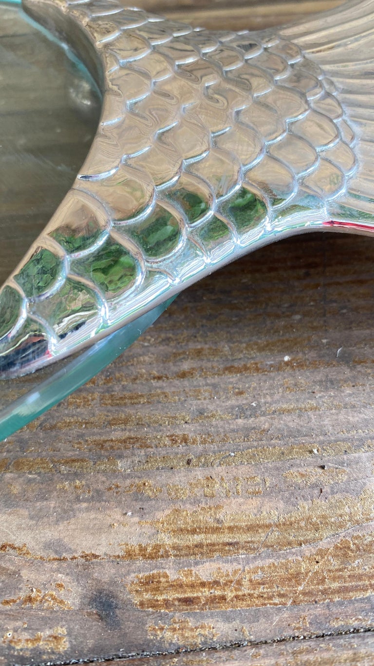 Trivet in Metal and Glass, France, 1970 For Sale at 1stDibs