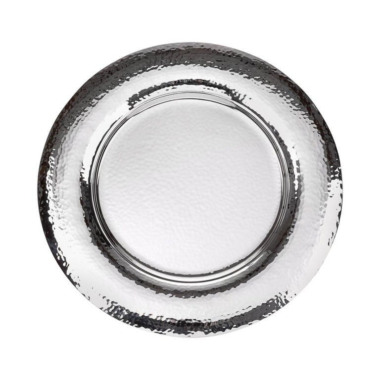 Troiana Sterling Silver Decorative Plate For Sale at 1stDibs