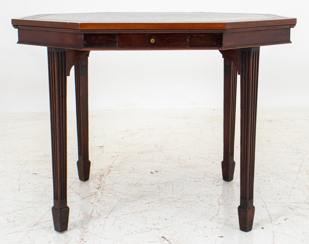 Trollope and Colls London Hexagonal Card Table at 1stDibs