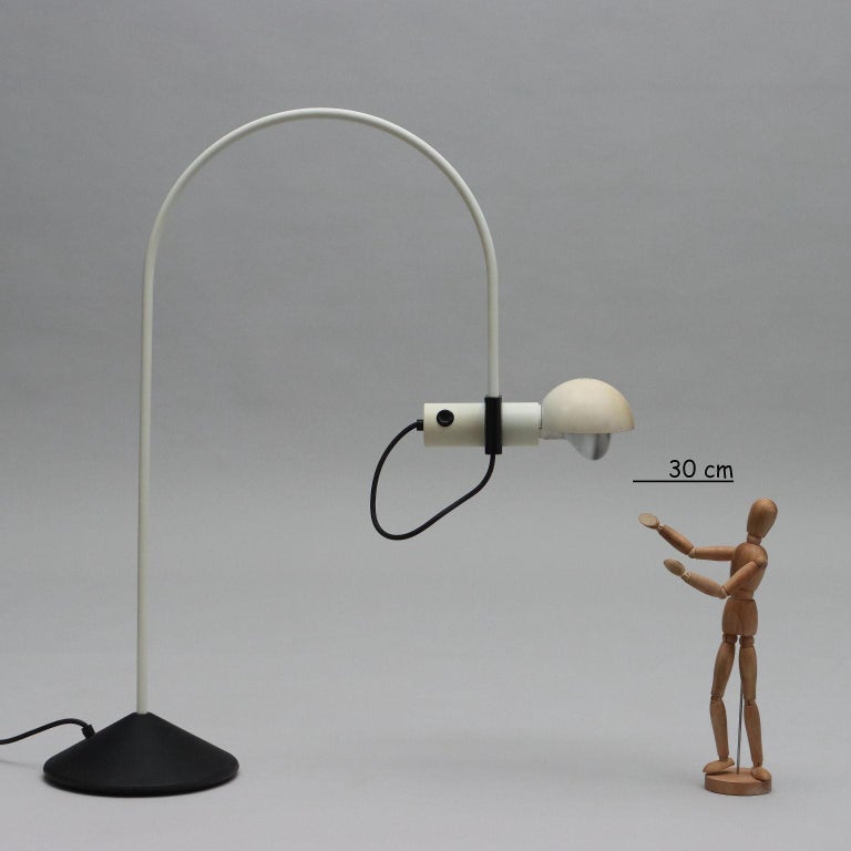 Lampe Tronconi en aluminium par Barbieri et Marinelli, Italie, années ...