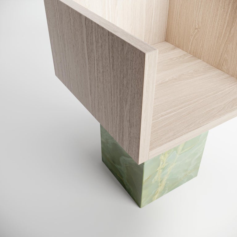 Trono Onyx Green Persian Chair by Lisa Franzen For Sale at 1stDibs